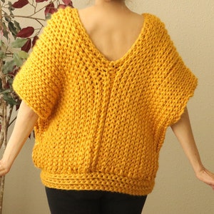 Crochet Super Chunky Vest PATTERN ONLY. Easy, Fast Knit-look CROCHET ...