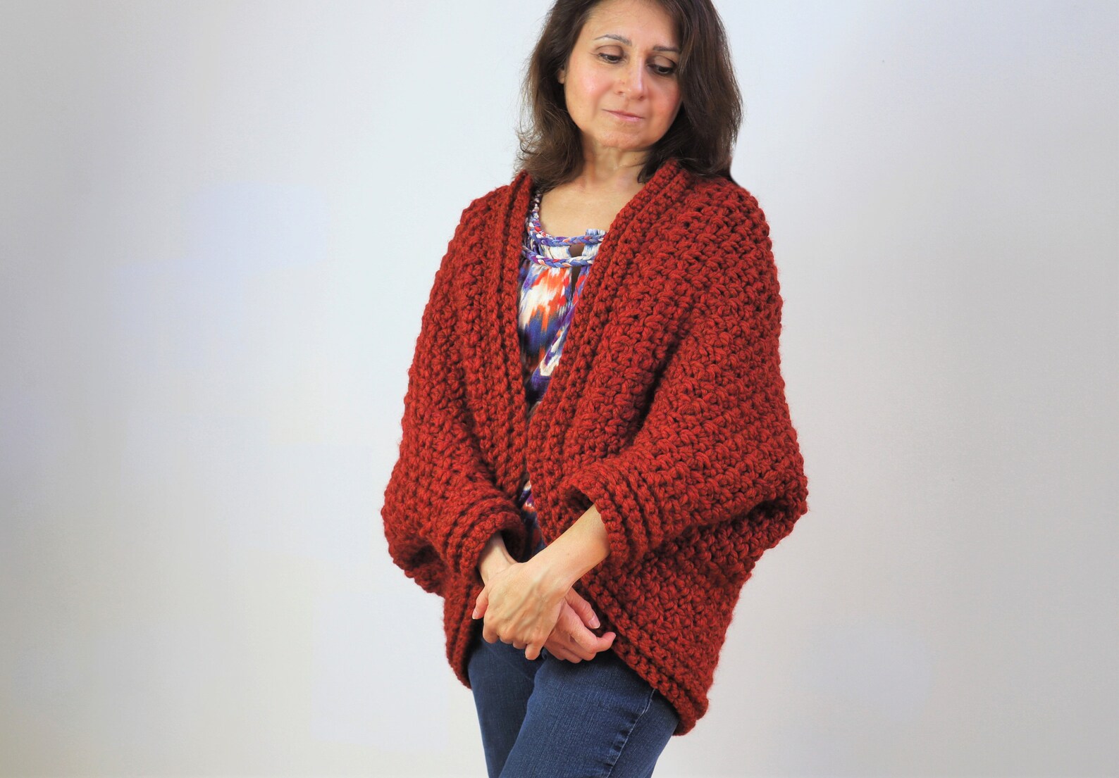 Crochet Cocoon Shrug PATTERN. Crochet Shrug Crochet for - Etsy