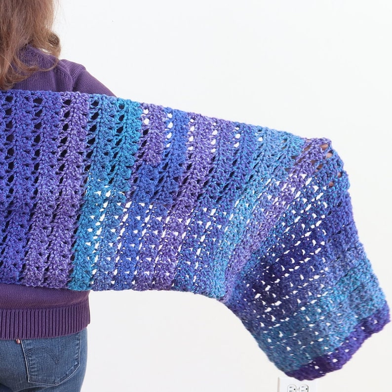 Crochet Wrap With CLOSURE. PATTERN. Crochet Shawl. Easy Crochet Wrap ...