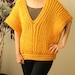 Crochet Super Chunky Vest PATTERN ONLY. Easy, Fast Knit-look CROCHET ...