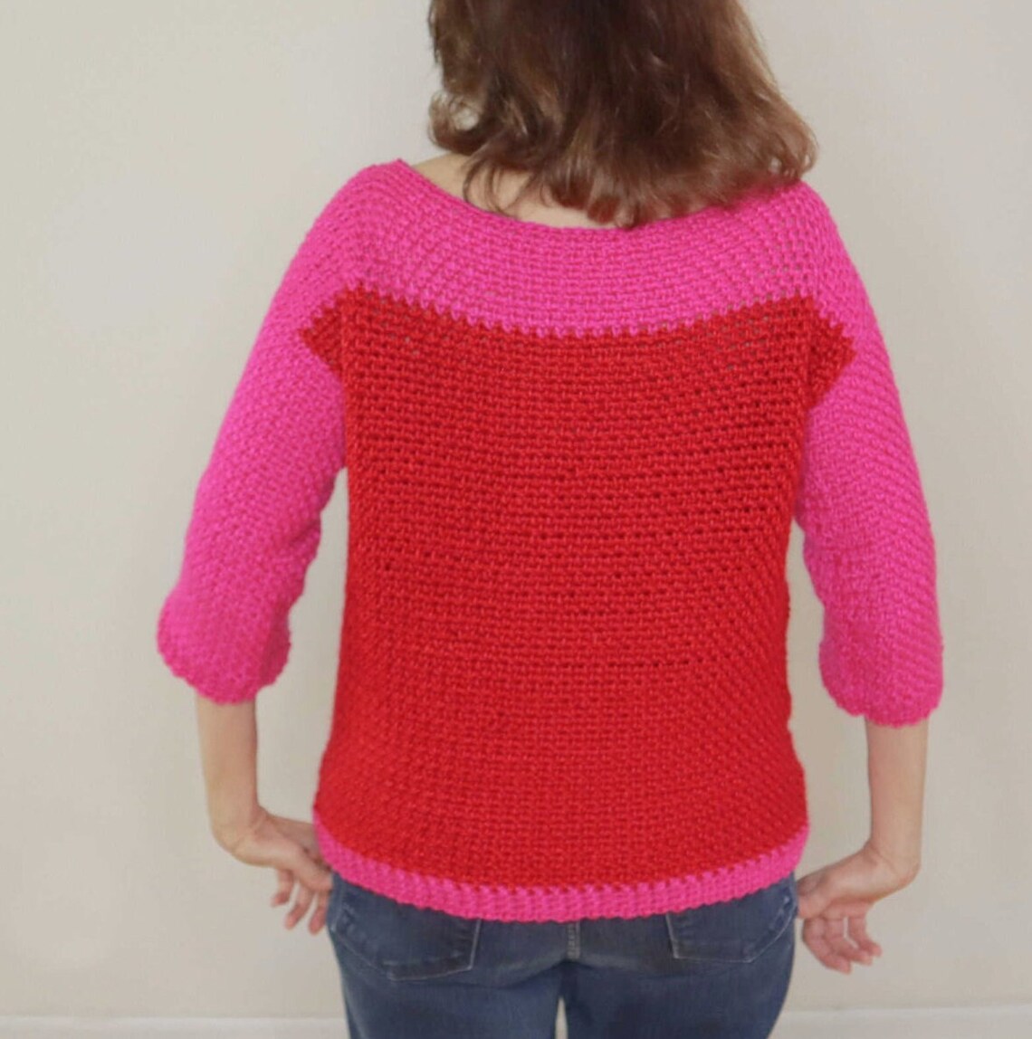 Crochet Sweater Pattern Easy Crochet Sweater For Women Etsy