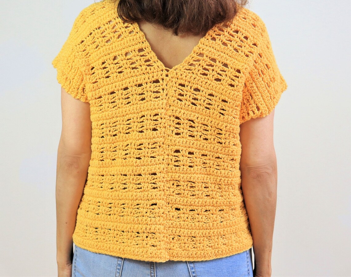 Easy Crochet Summer Top PATTERN. Great for Crochet Beginners - Etsy