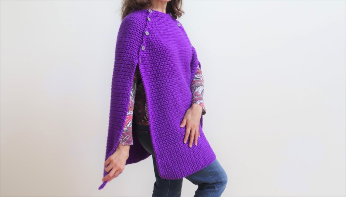 Crochet Cape PATTERN for Chic Crochet Cape Crochet Capelet - Etsy