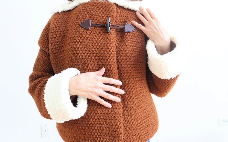 Easy Crochet JACKET PATTERN for Women Easy Crochet COAT for - Etsy