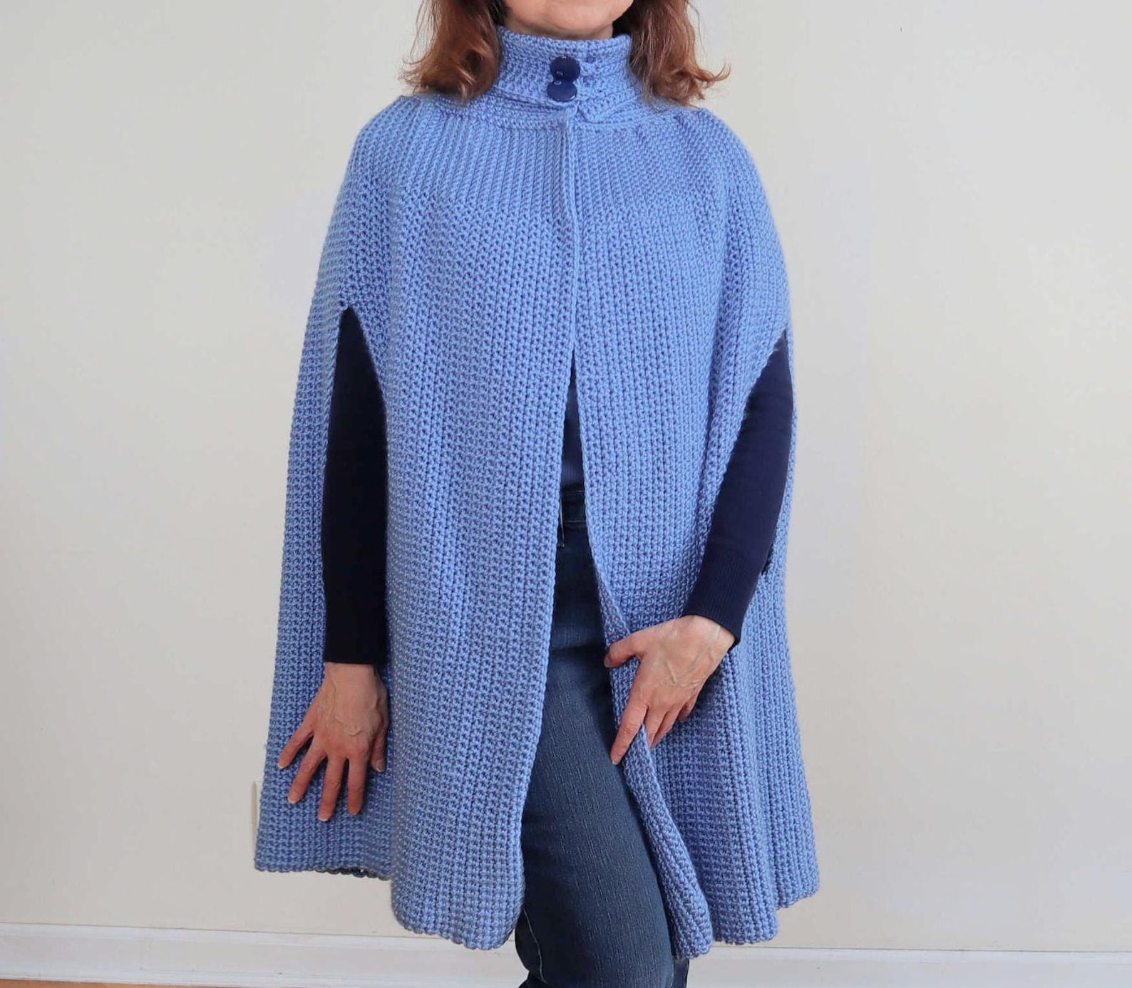 Crochet CAPE Pattern PDF. Beginner Friendly UPDATED Classic Crochet ...