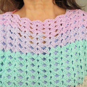 EASY Crochet Shell Stitch Summer Top PATTERN ONLY. Great Crochet ...