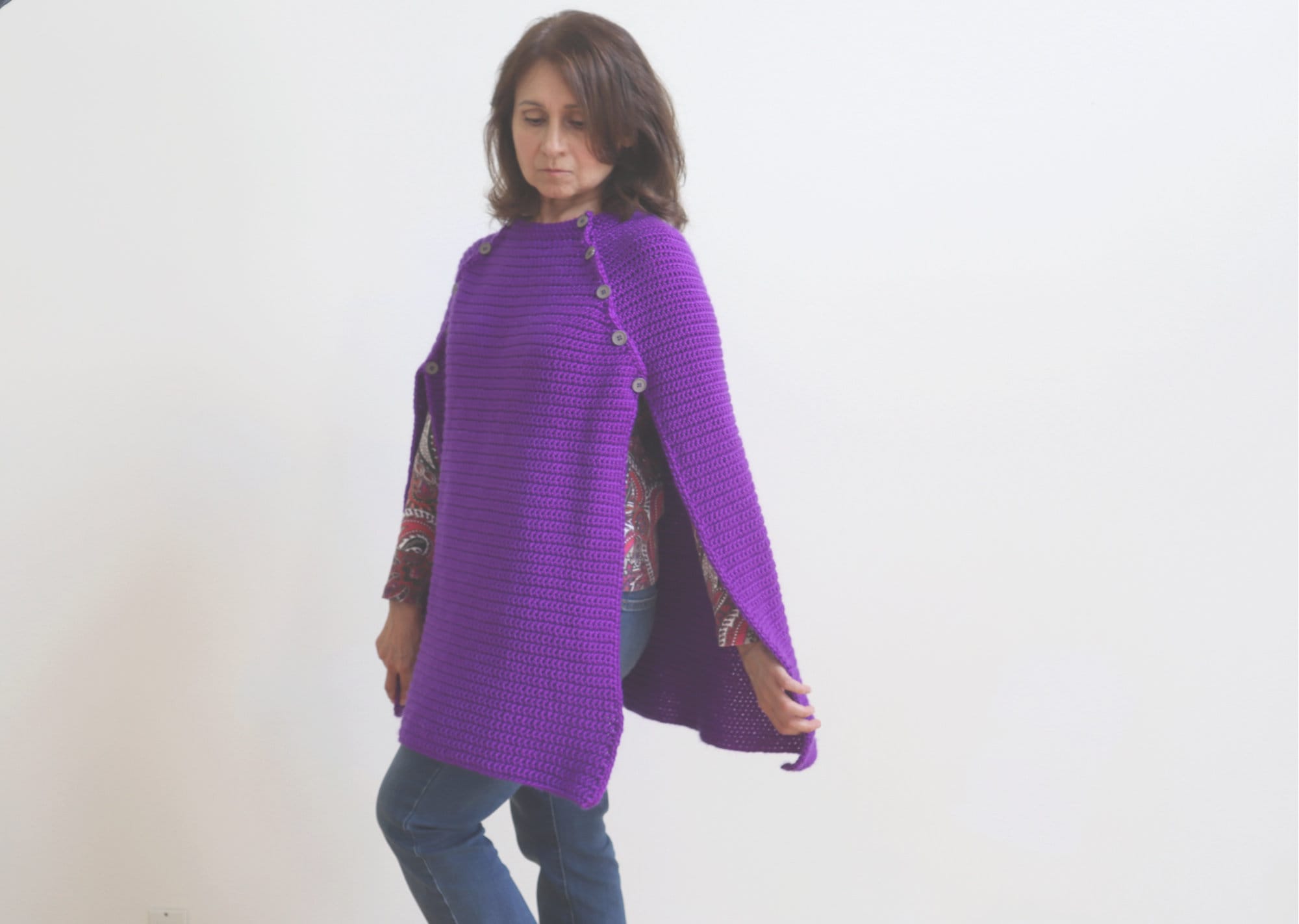 Crochet Cape PATTERN for Chic Crochet Cape Crochet Capelet - Etsy