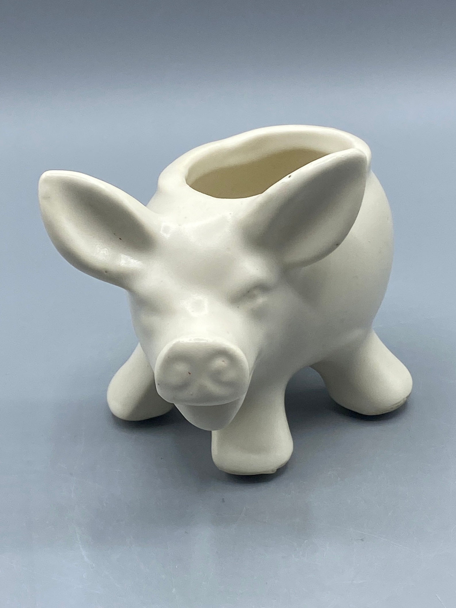 Small White Pig Planter Matte White Pig Planter McCoy Style | Etsy