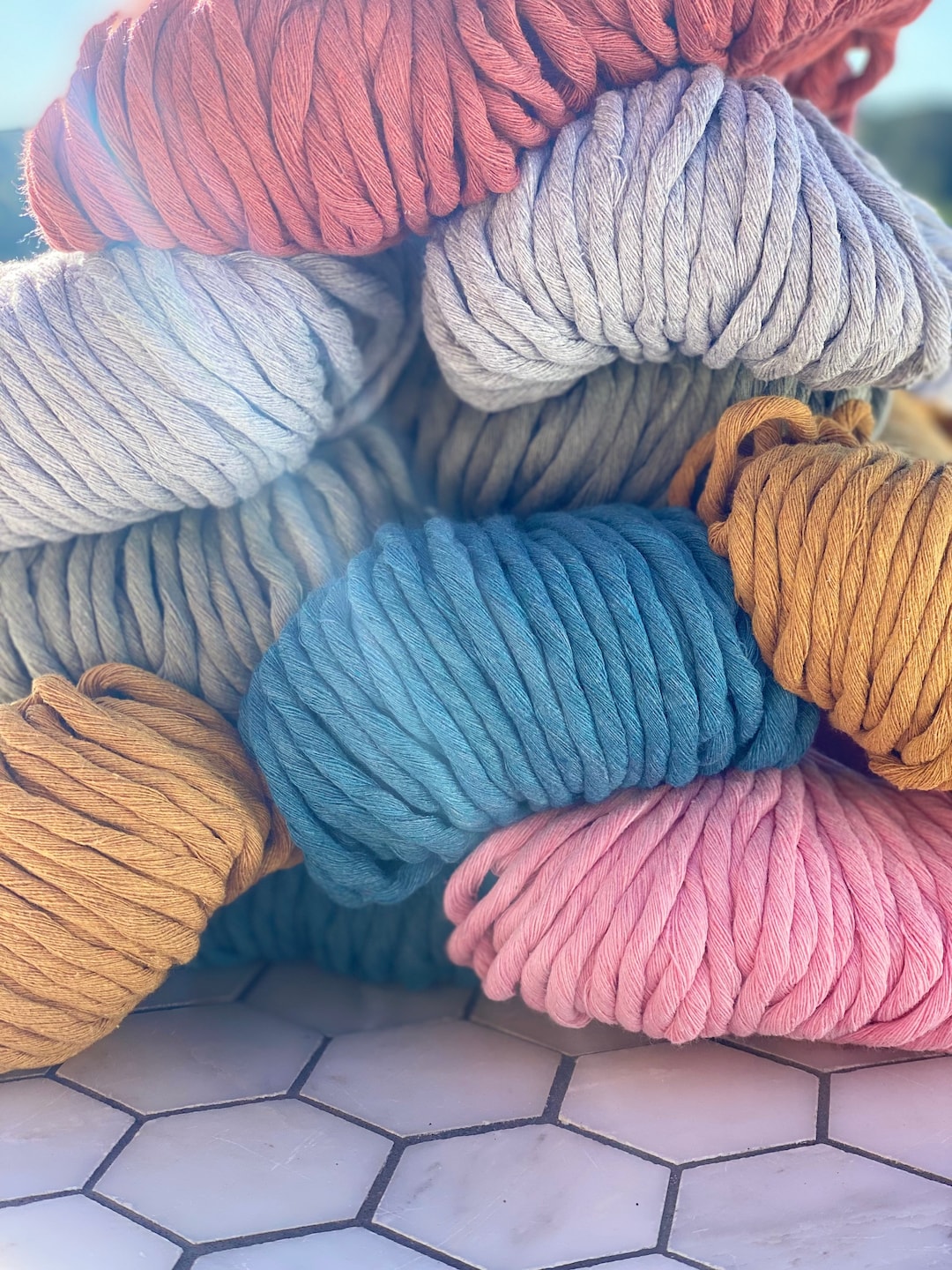 5mm Macrame Cotton, Single Twist String Bundle - Etsy
