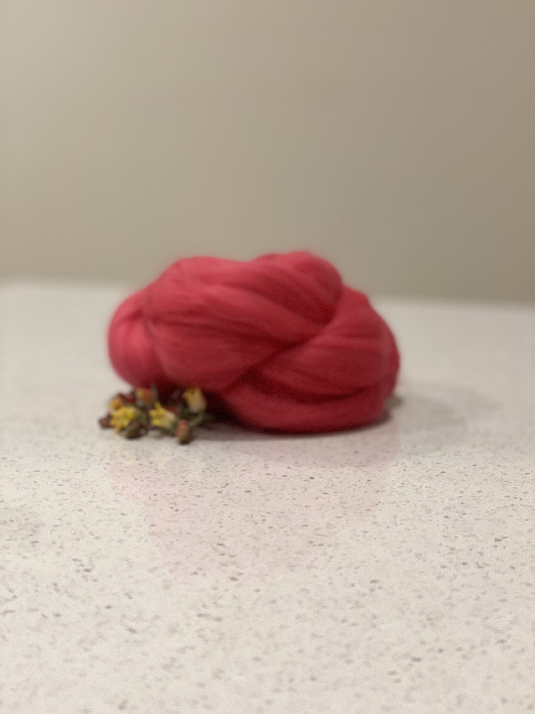 Rose Pink Merino wool roving wool tops pink roving for | Etsy