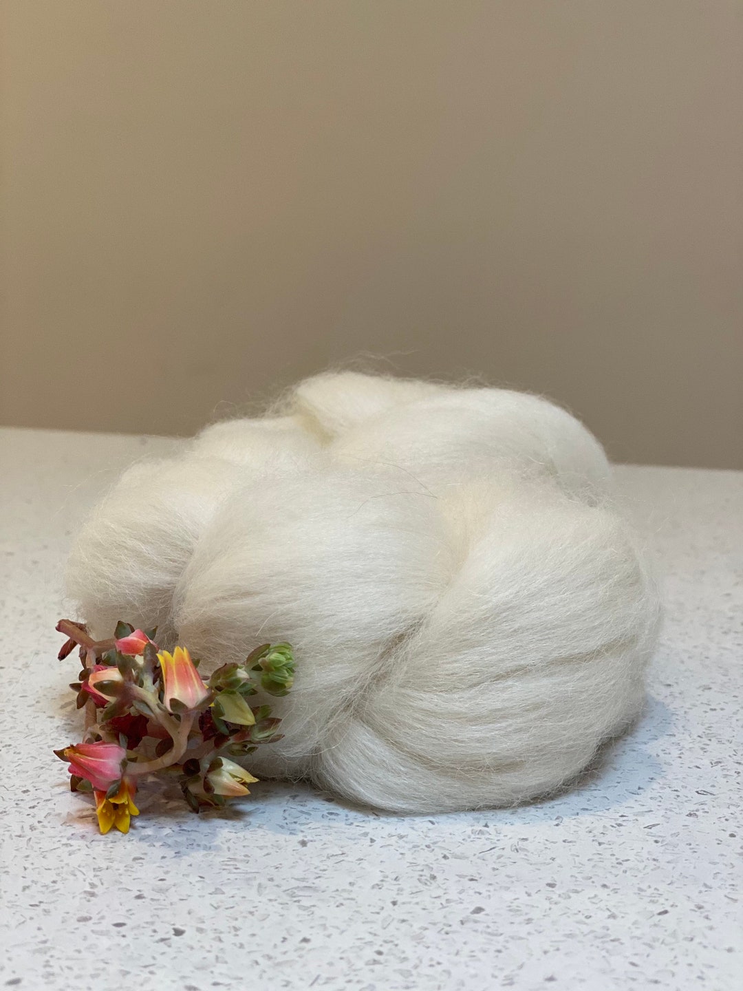 Baby Alpaca White | Wool Roving, Wool Tops, Roving for Spinning ...