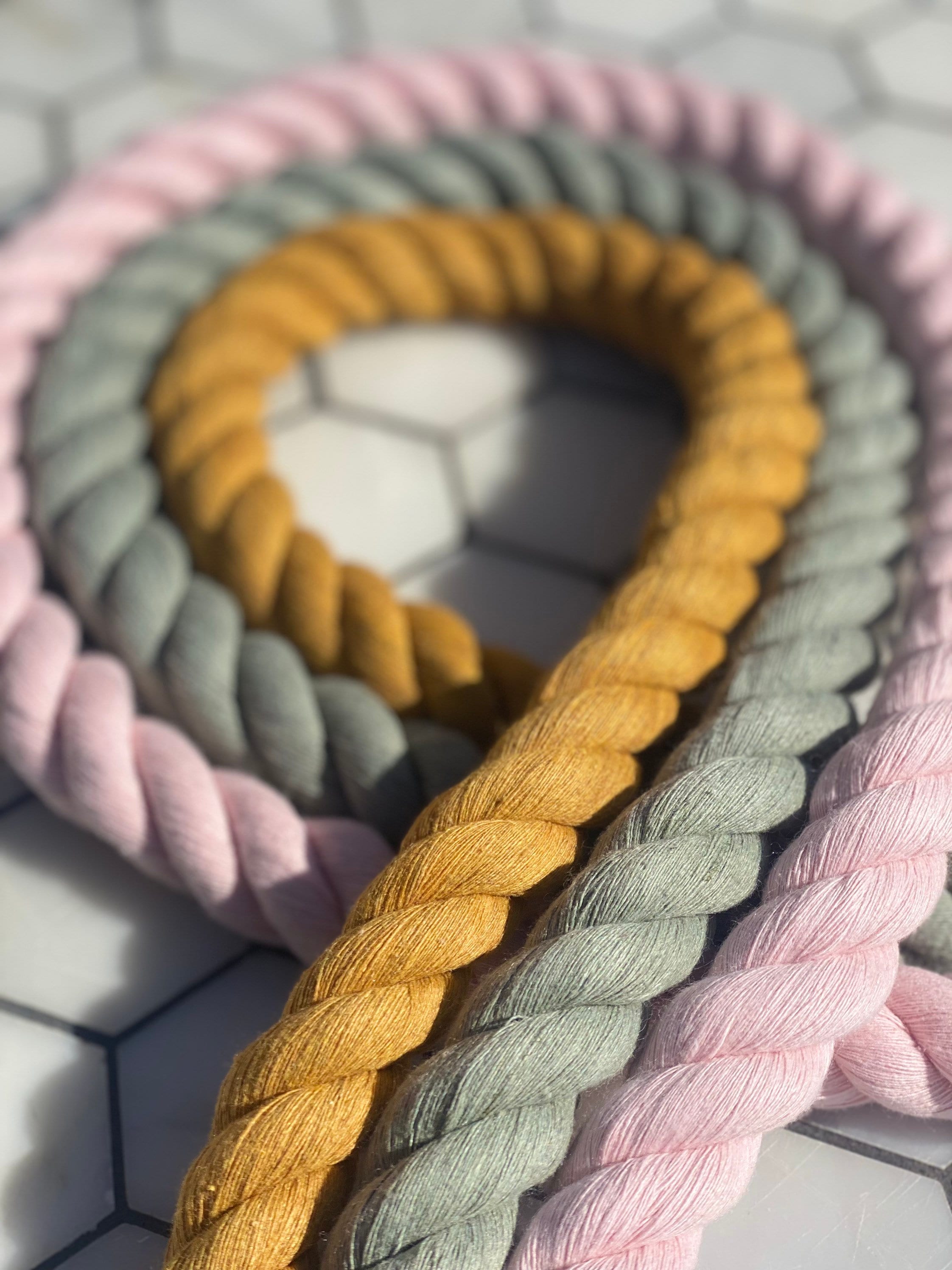 20mm Macrame 3ply Rope Chunky Rope Macrame Rainbows Sold in - Etsy