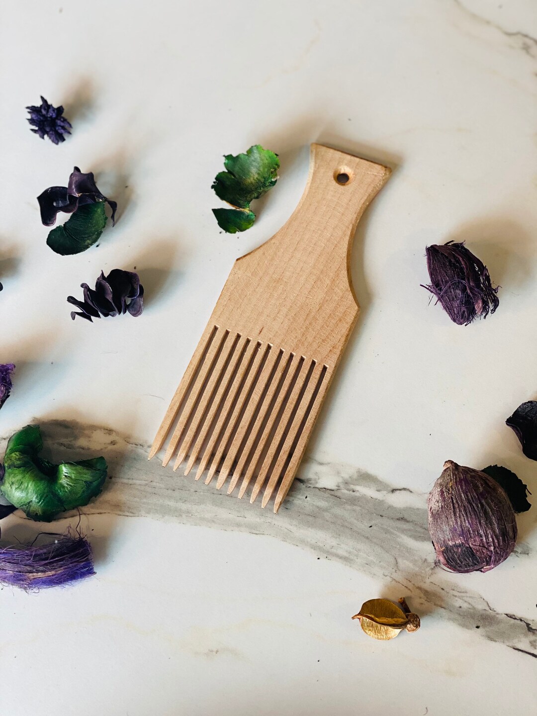 Hand Crafted Wooden Weaving Comb - Etsy