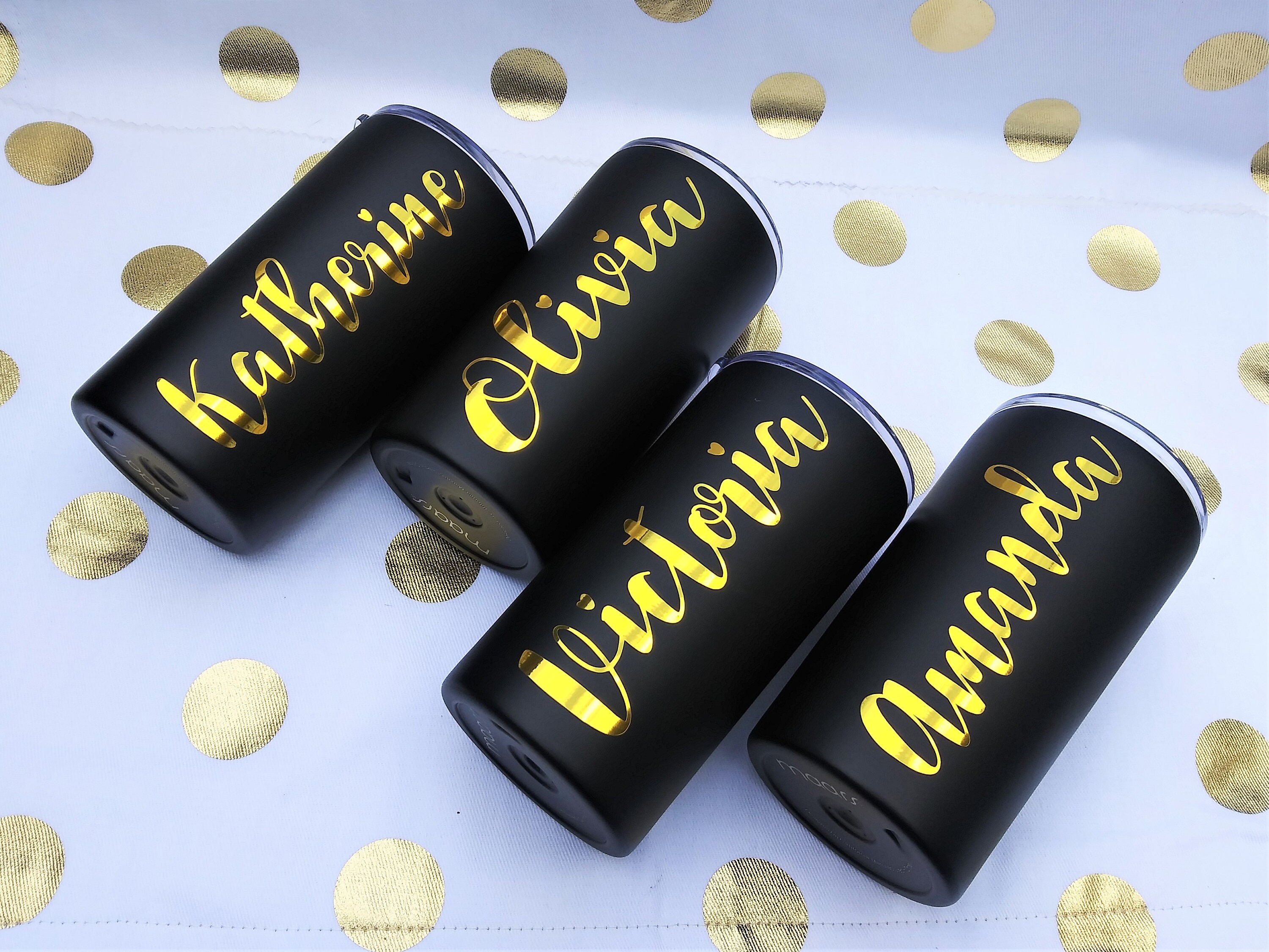 Personalized Stainless Steel Mini Skinny Tumbler Bridal - Etsy