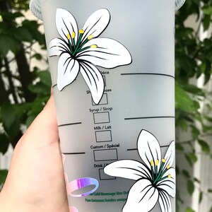 Lily Vinyl Decal, Lily Decal Only, DIY Vinyl Stickers, DECAL ONLY ...