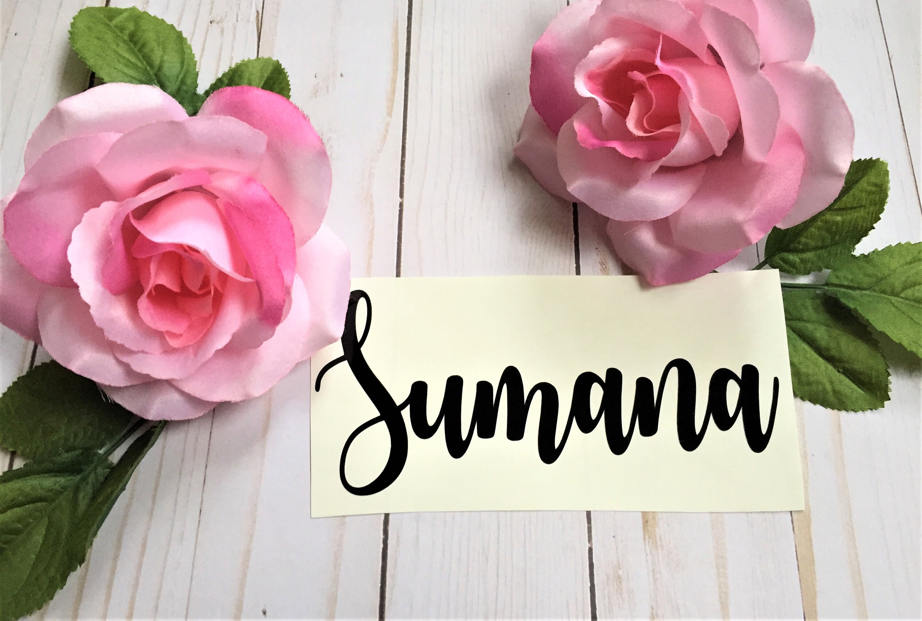 Personalized Name Vinyl Decal DIY Vinyl Stickers DECAL ONLY - Etsy