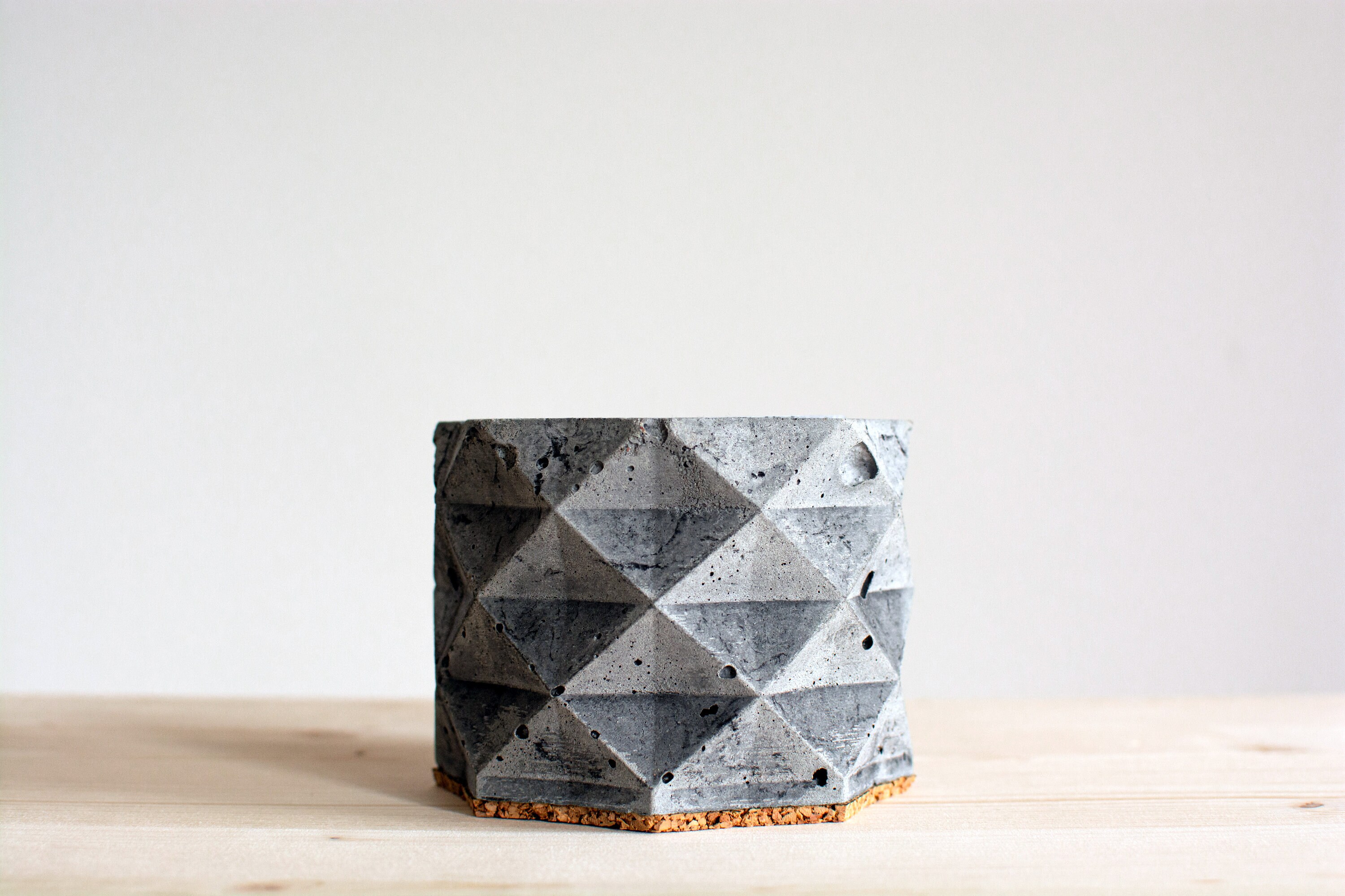Geometric Concrete Planter Concrete Decor Succulents Pot - Etsy