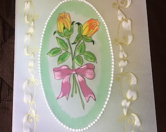 Parchment roses | Etsy