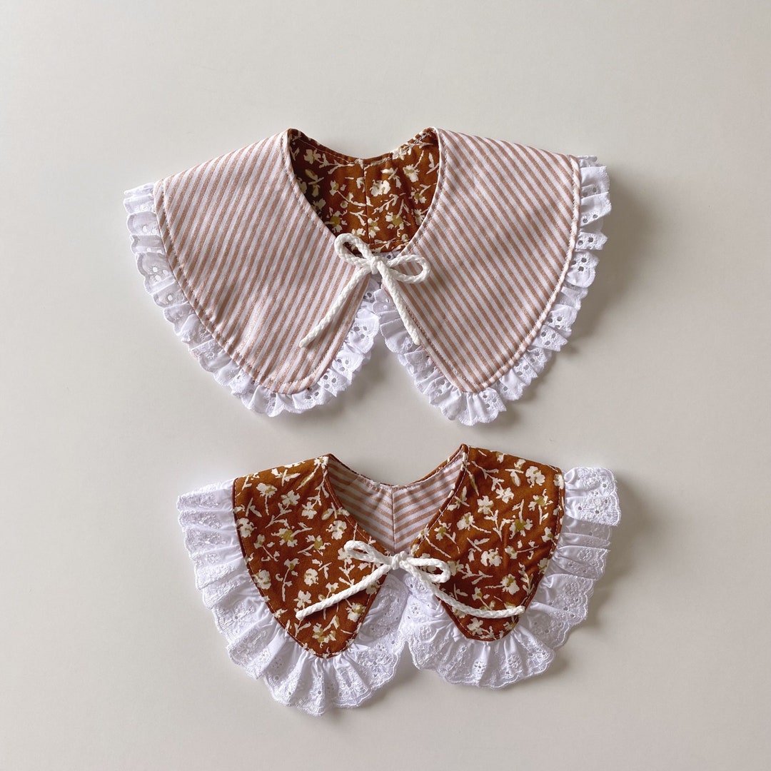 Rose Gold Reversible Detachable Collar / False Claudine Collar / / Baby ...