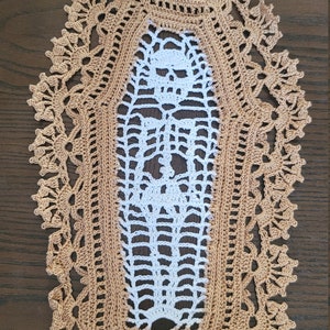 Postmortem Skeleton Doily - Etsy
