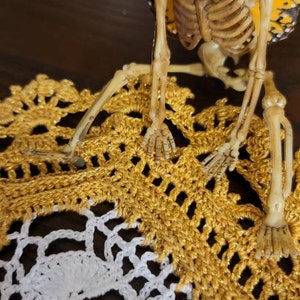 Postmortem Skeleton Doily - Etsy