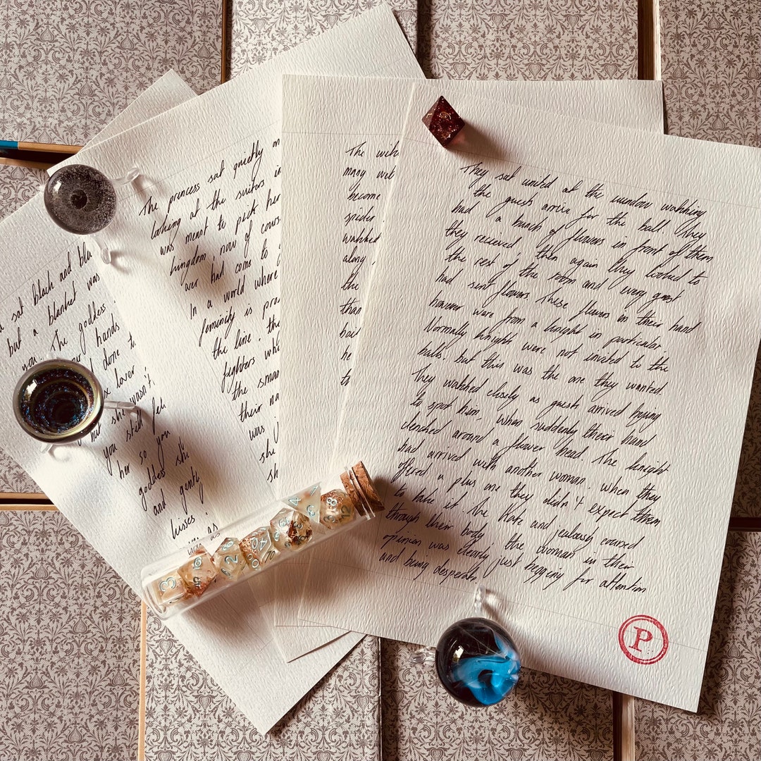 Personalised Handwritten Letter - Etsy
