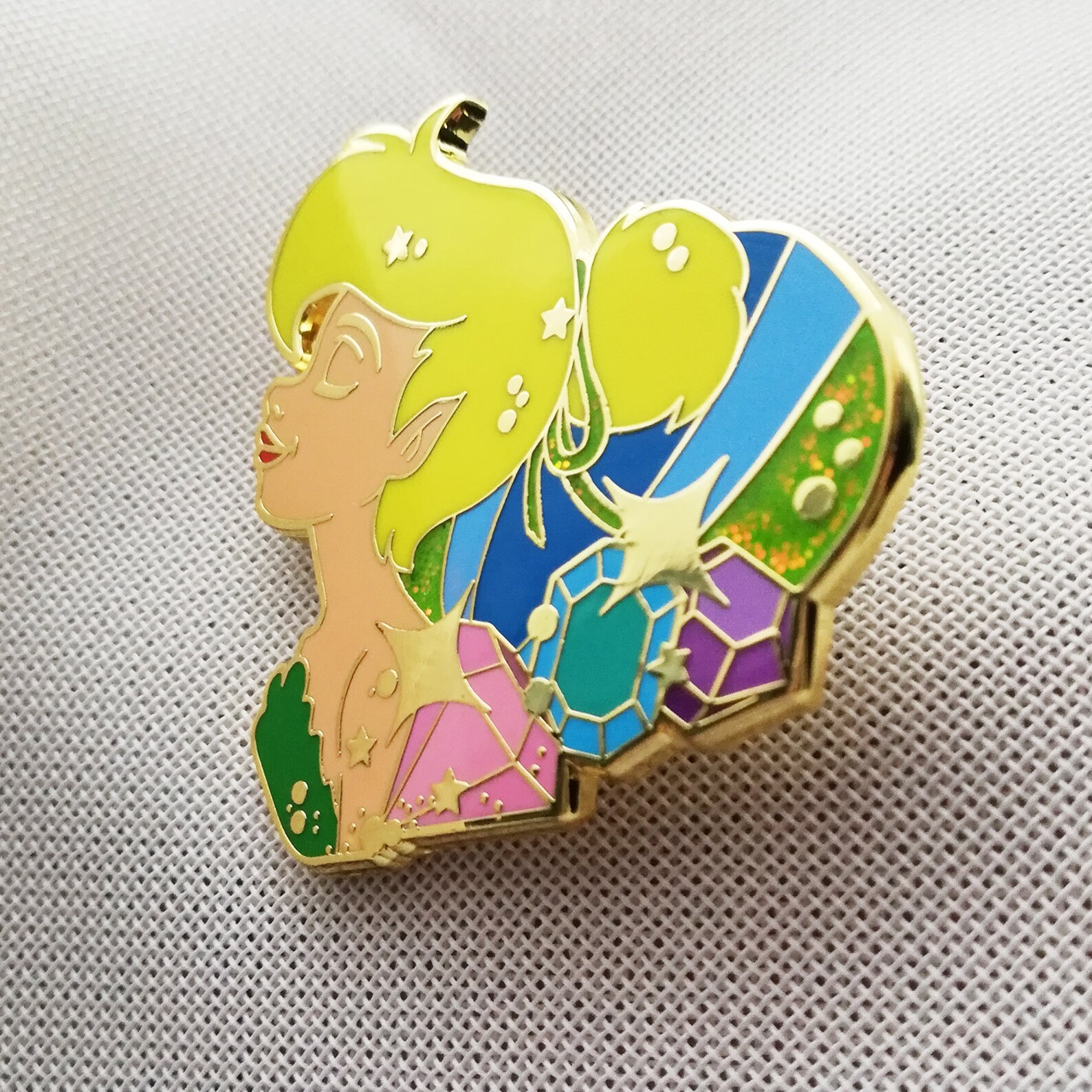 XO Tinkerbell Heart Pin - Etsy