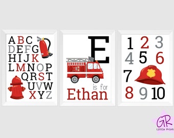 Fire Truck Decor - Etsy