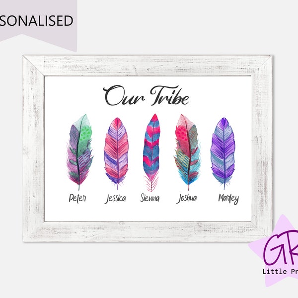 Our Tribe Print - Etsy