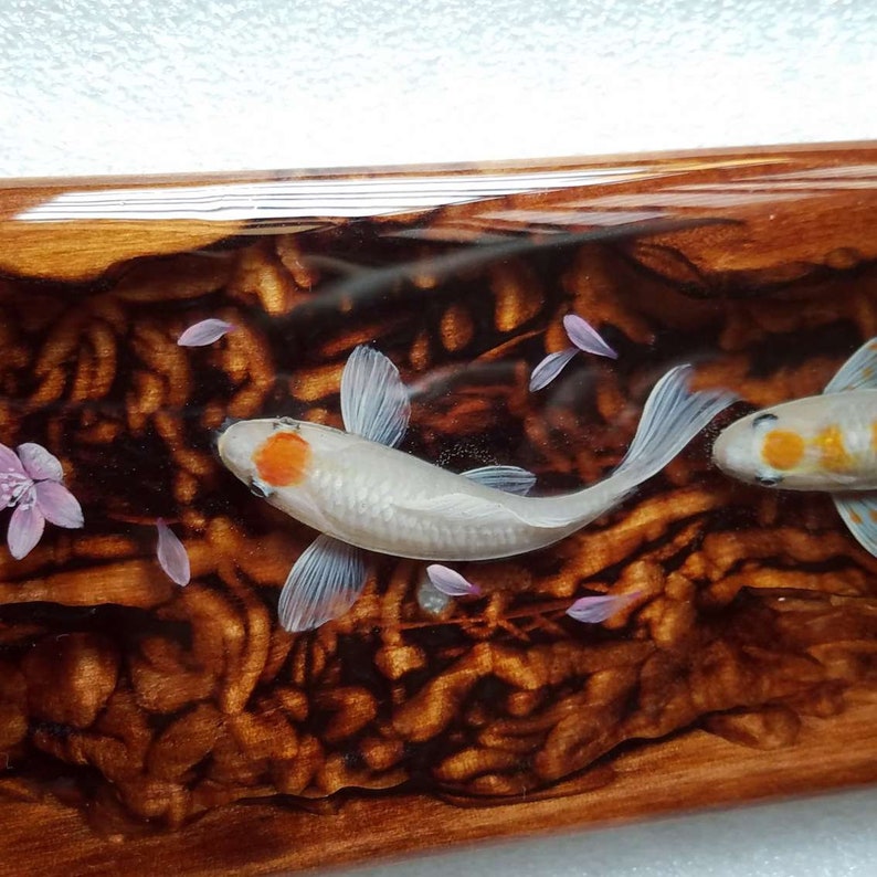 Koi Fish Painting Wrist Rest - Etsy