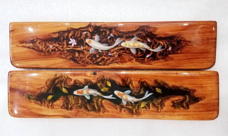Koi Fish Painting Wrist Rest - Etsy