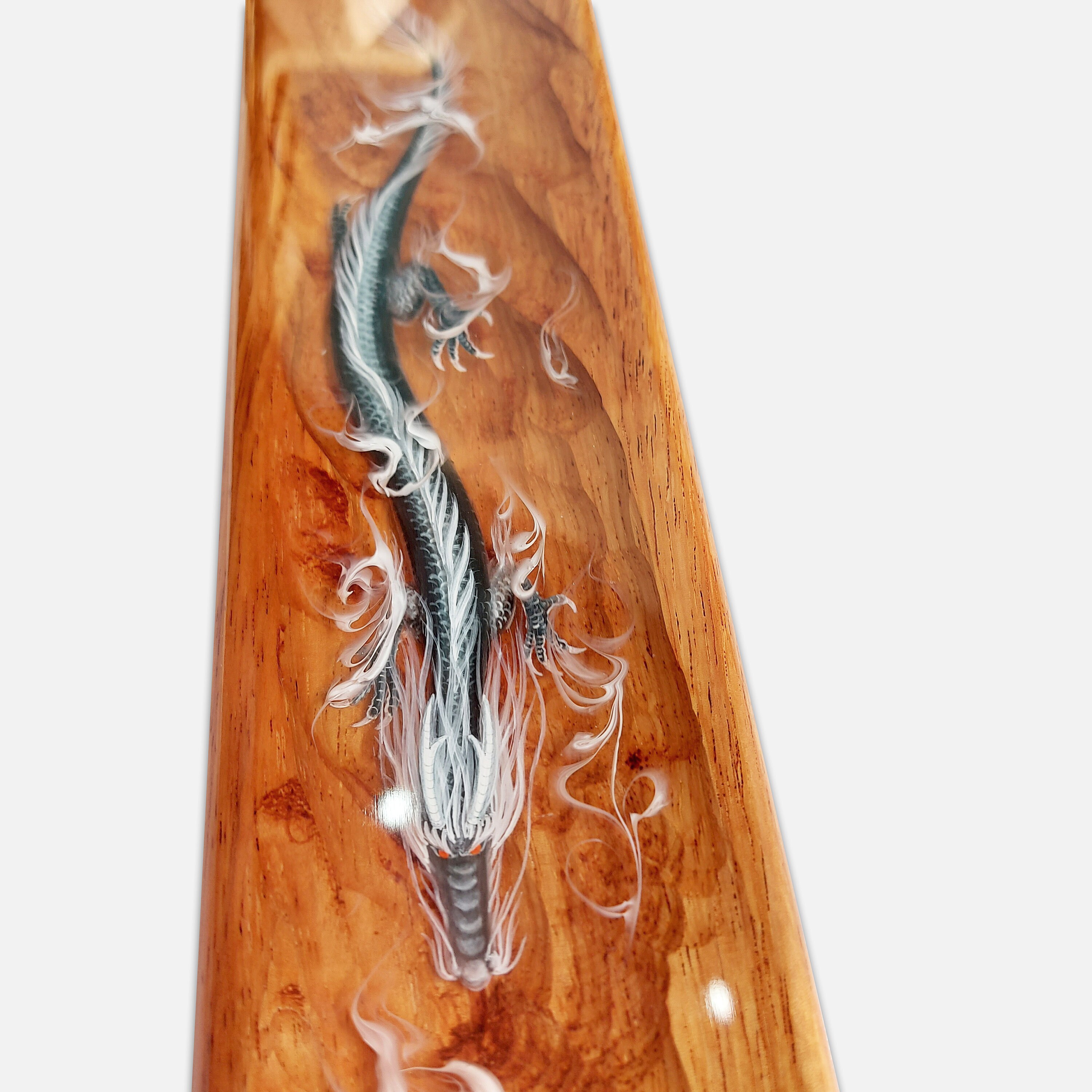 Black Dragon Hand-painted Keyboard Wrist Rest | Etsy