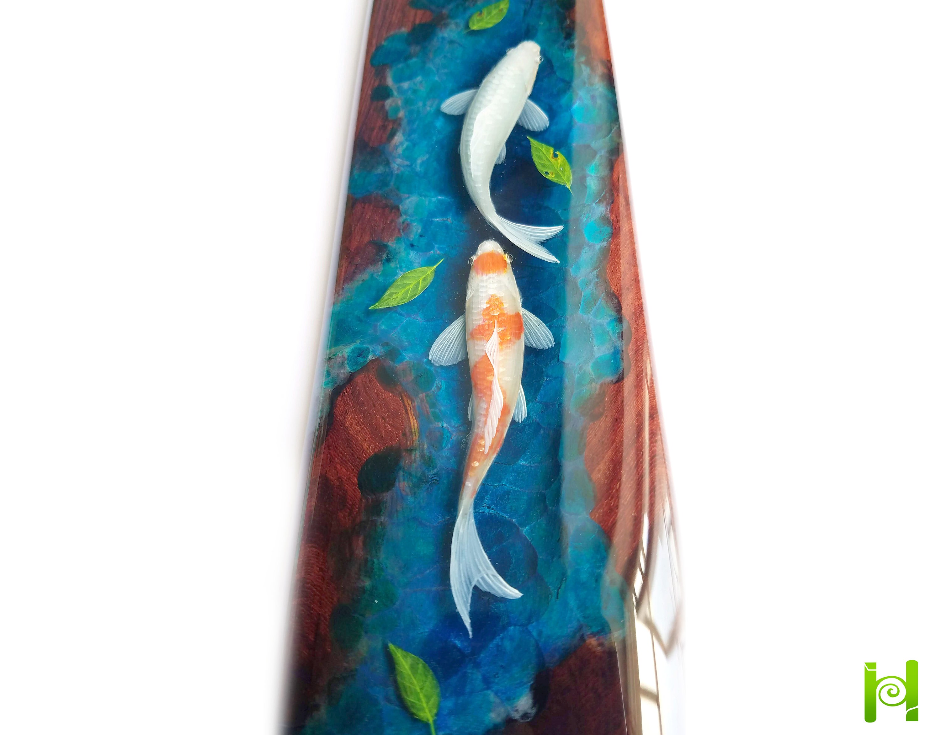 Blue Water Koi Fish Painting Wrist Rest - Etsy