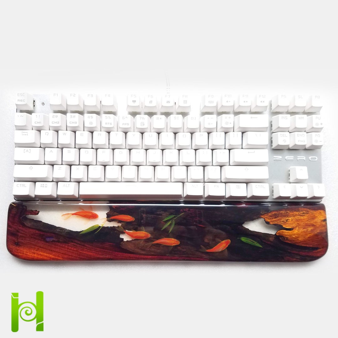 Hand-painted Goldfish Keyboard Wrist Rest - Etsy