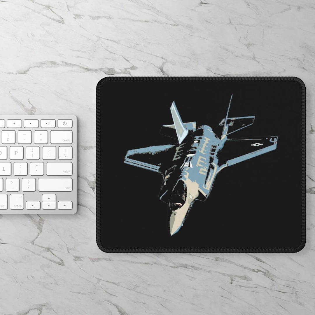 Personalized Fighter Jet Mouse Pad | Military Aircraft, Aviation Art ...