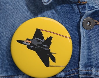 F-35 Fighter Jet Silver Pewter Pin Badge - Etsy