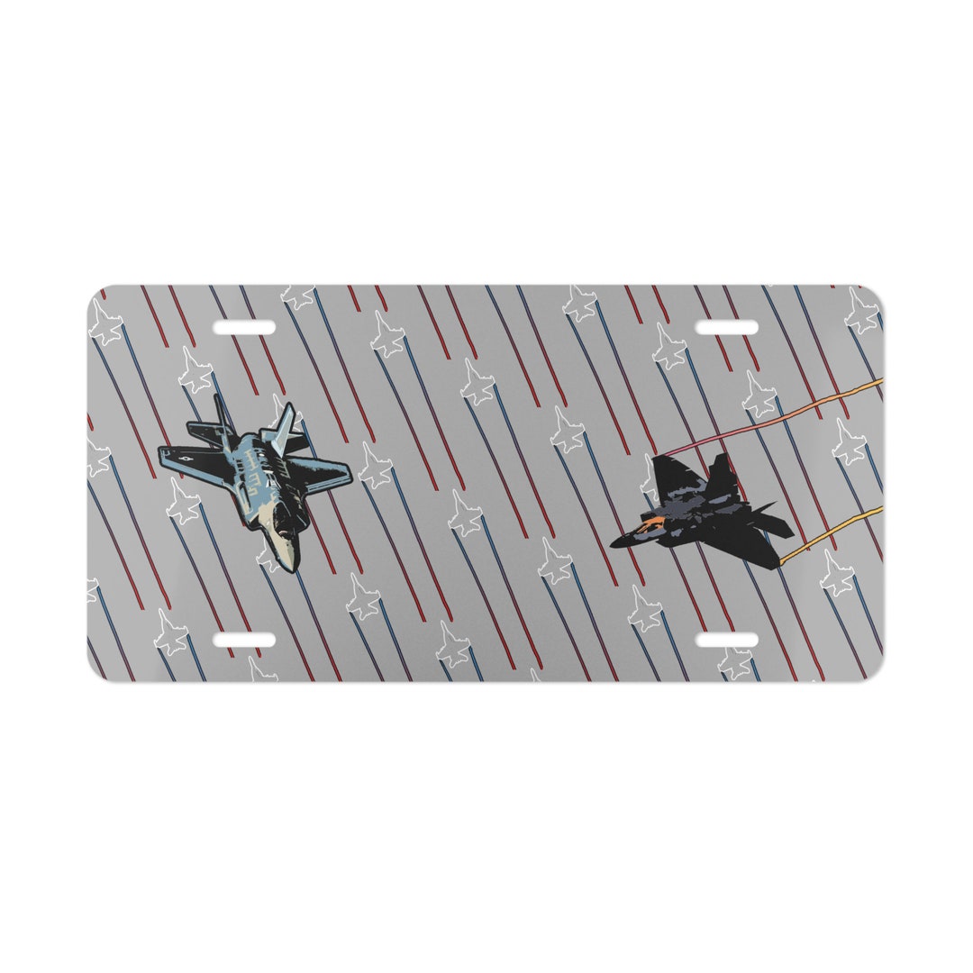 Aviation Pattern Vanity Plate - Etsy