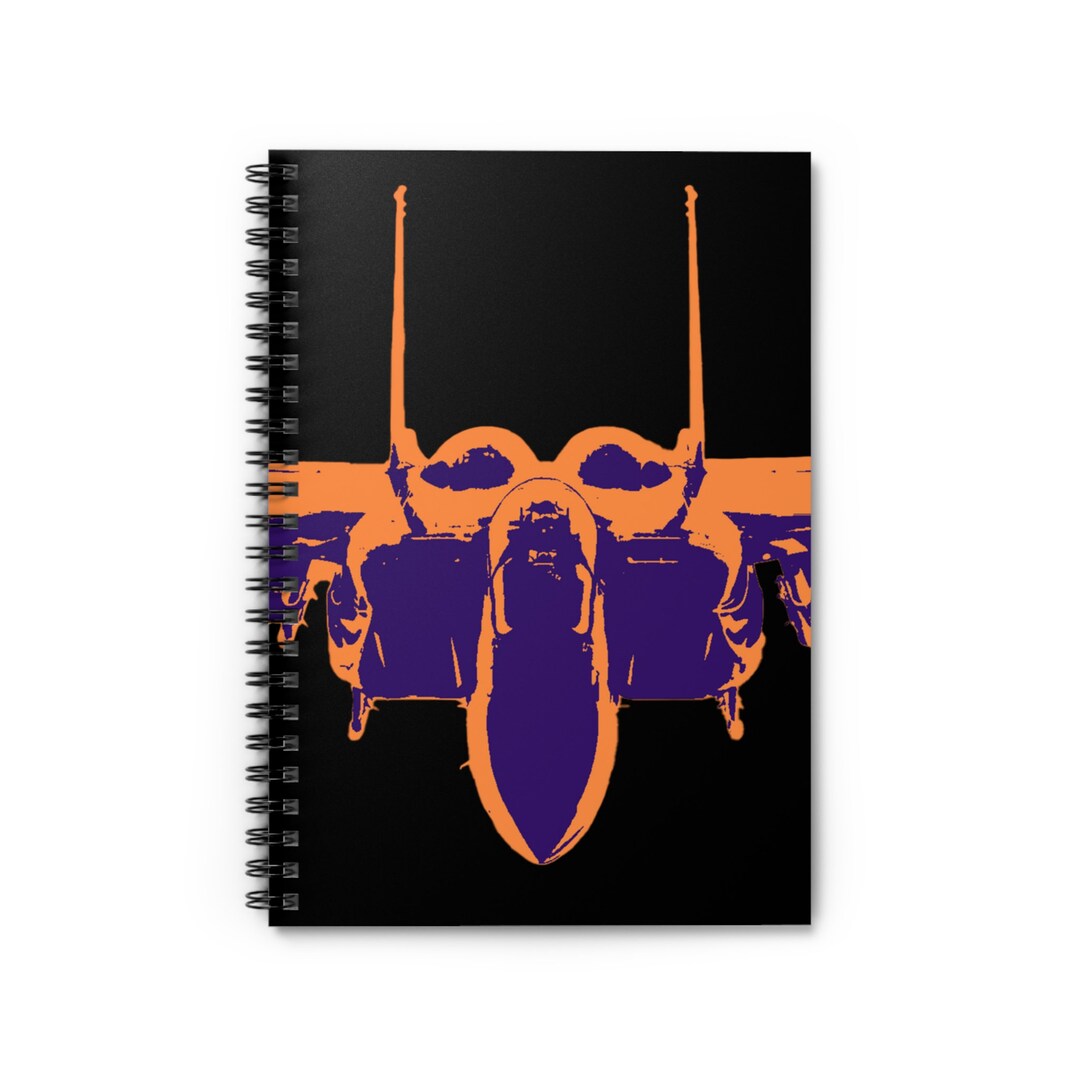 Fighter Jet Spiral Notebook - Free Shipping - Etsy