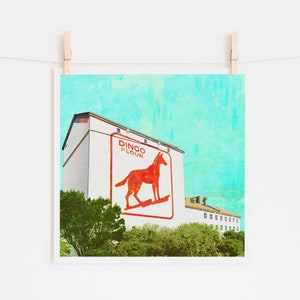 Dingo Flour Sign | Fremantle | Travel Poster | Australia | Australian ...