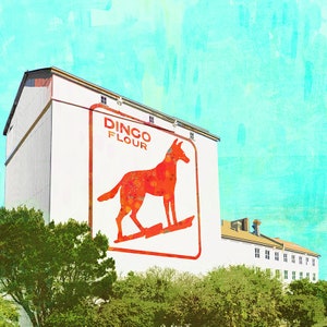 Dingo Flour Sign | Fremantle | Travel Poster | Australia | Australian ...