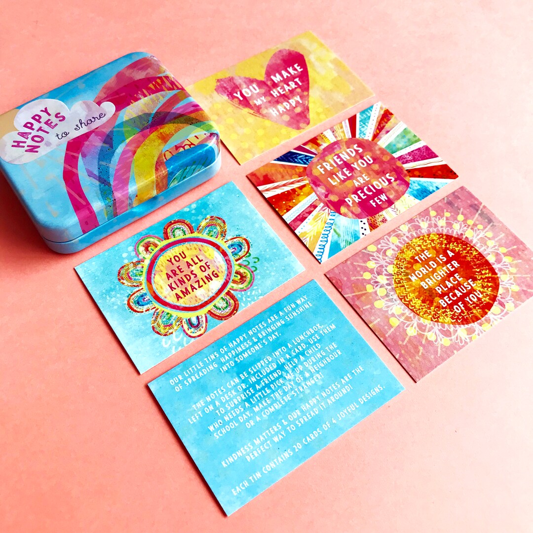 Happy Notes | Kindness Notes | Positive Affirmations | Lunchbox Notes ...