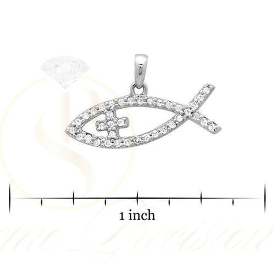 The Jesus Fish Pendant, Symbolize Pendant, Faith Symbol - Etsy