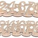 Wooden Table Numbers With Holder Base | Rustic Wooden Table Numbers ...