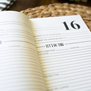 Bucket List Notebook | Relationship Wellness Workbook | Creative ...