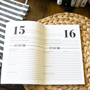 Bucket List Notebook | Relationship Wellness Workbook | Creative ...