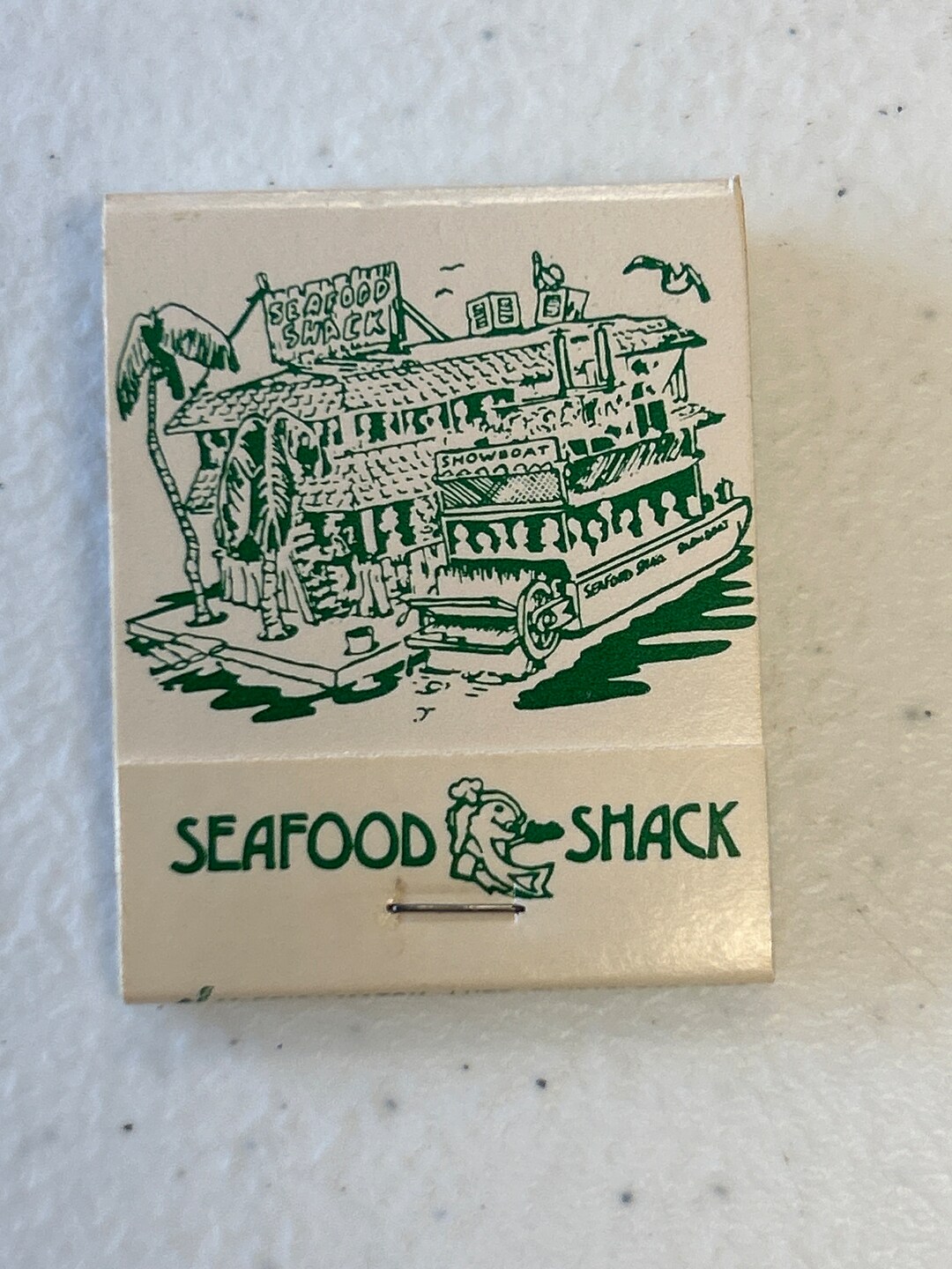 Vintage Matchbook Seafood Shack SHOWBOAT Cortez Florida - Etsy