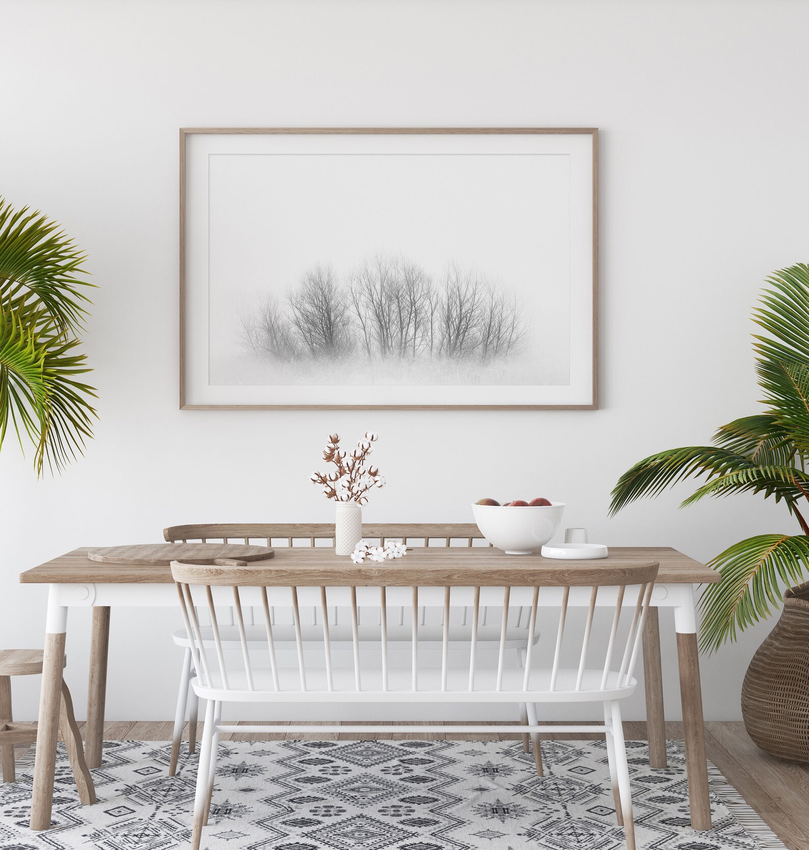 Black and White Tree Prints Forest Print Nordic Prints | Etsy