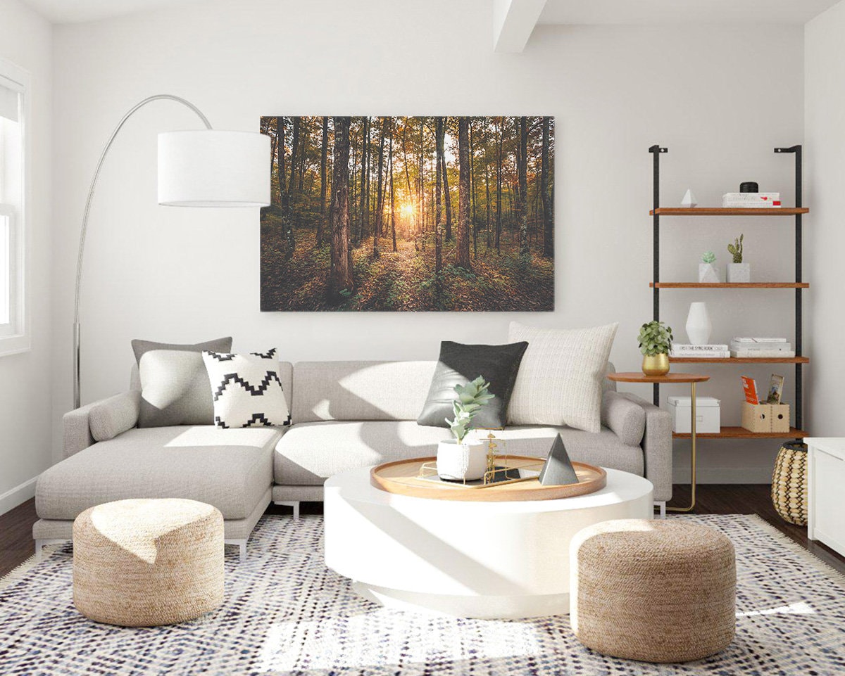 Tree Canvas Wall Art Forest Canvas Art Nature Canvas Print | Etsy