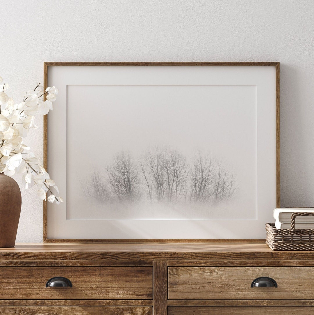 Black and White Tree Prints, Forest Print, Nordic Prints, Scandinavian ...