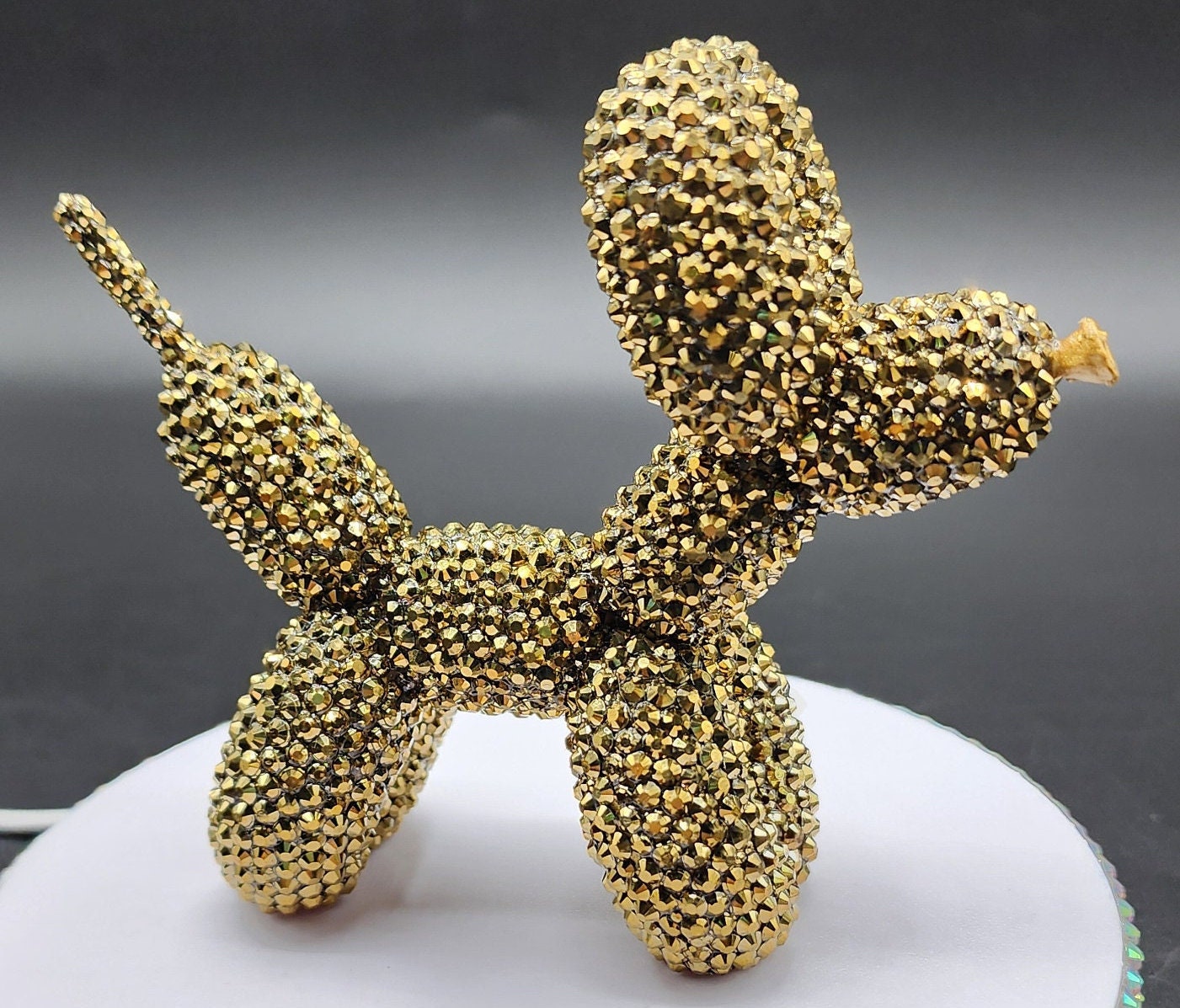 Luxury Hand Made 3D Printed Gold Balloon Dog Figure. High Quality ...